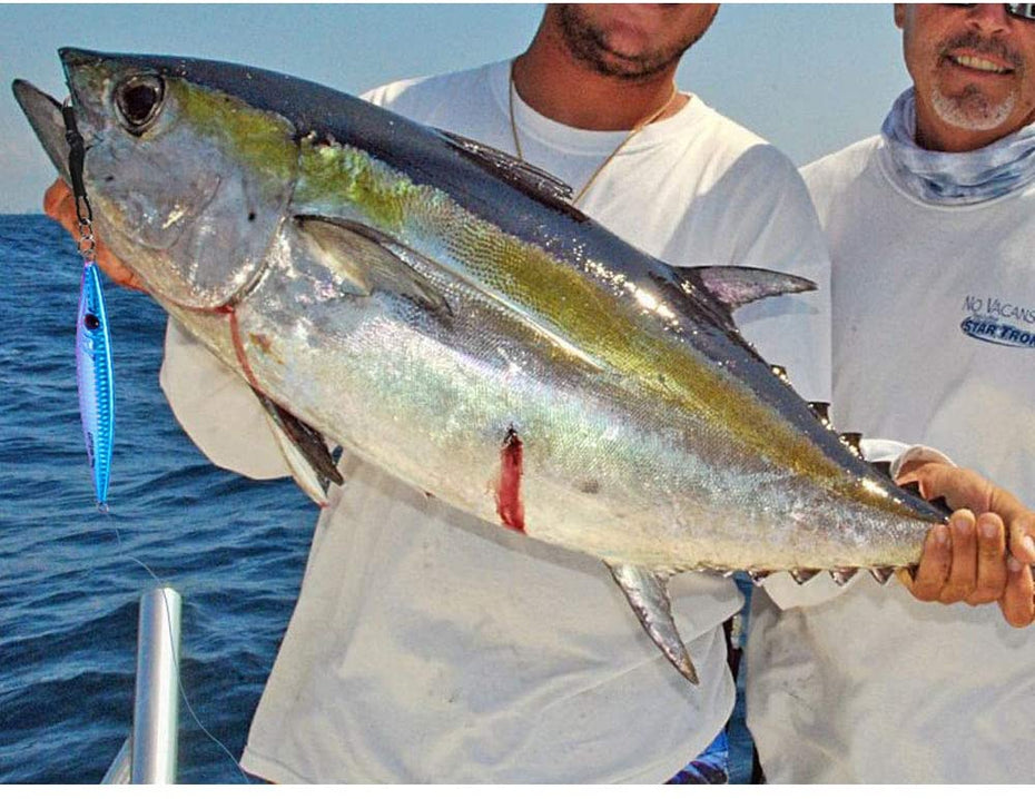 Streamline 3D Saltwater Jig Lures with Glow Effect – GOTURE